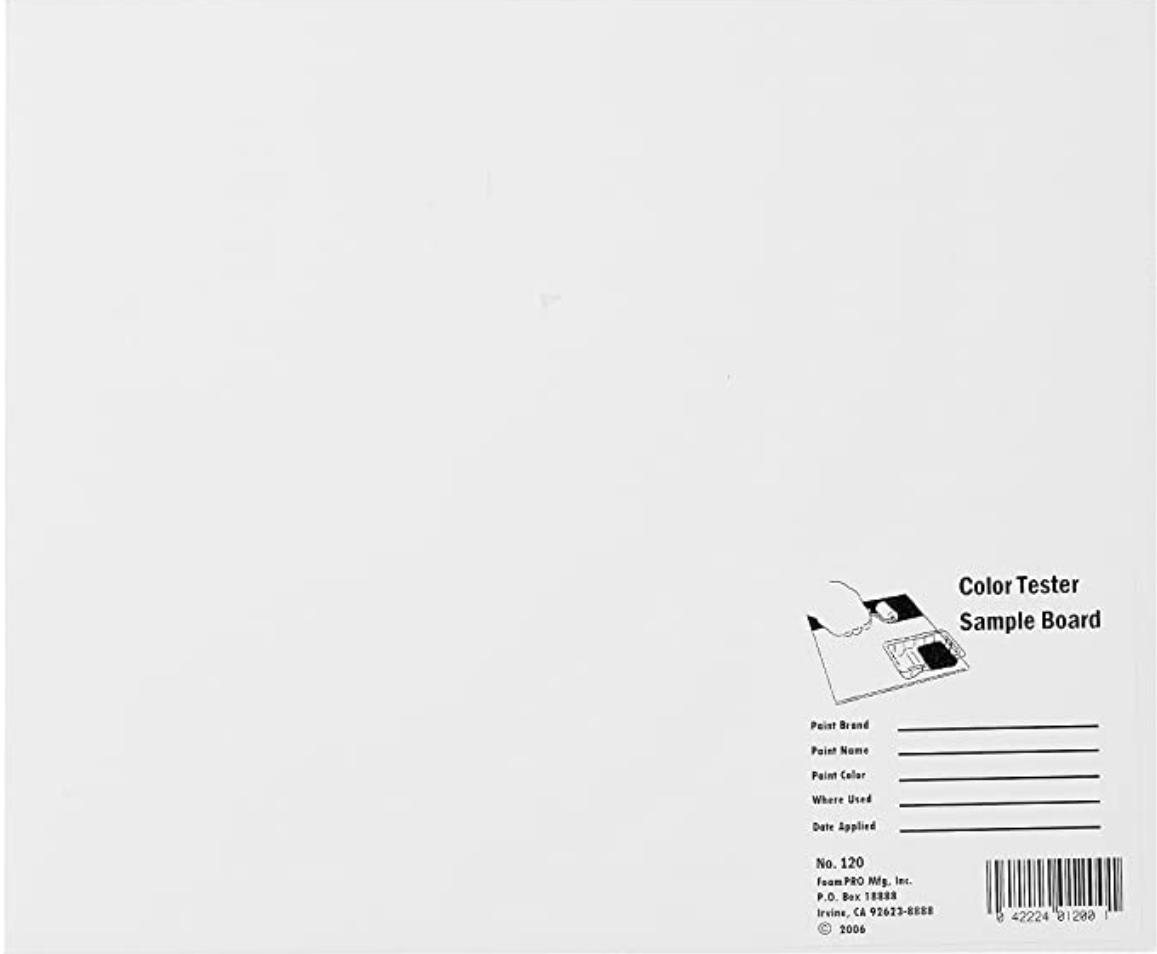 FoamPRO Color Tester Sample Board Display | Remodel Canada Paints & Decor